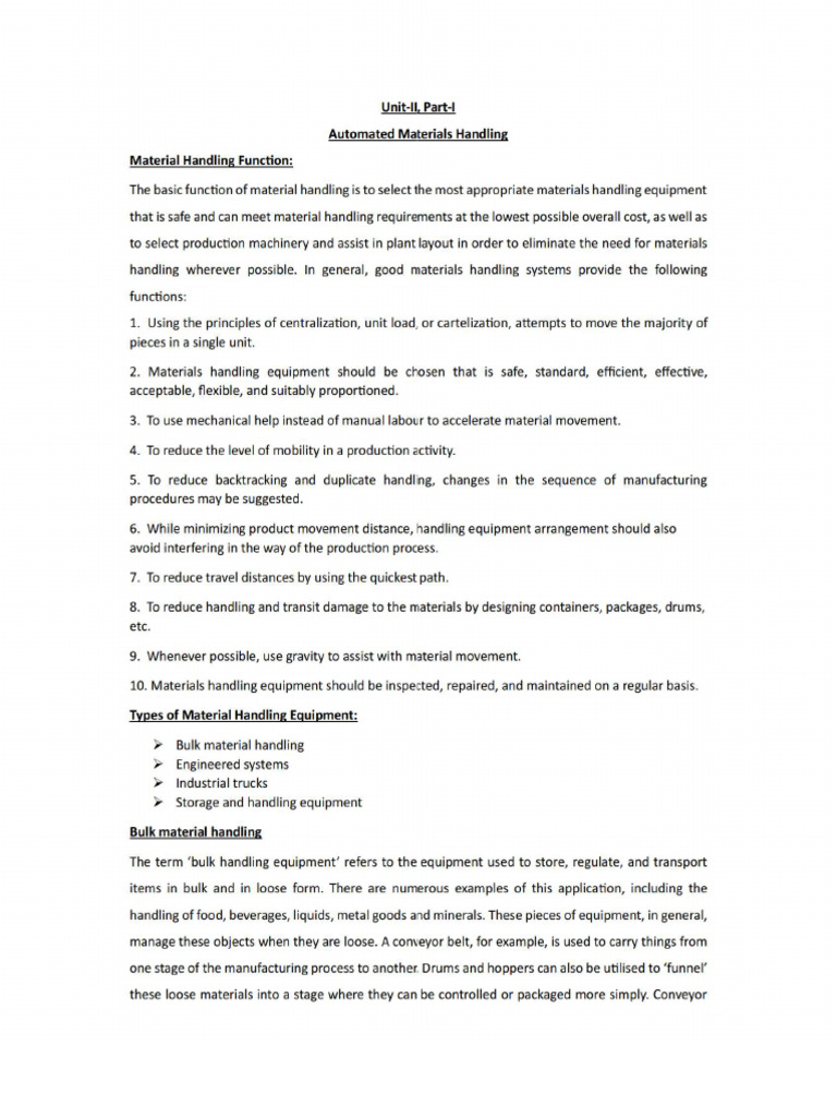 UNIT-II Manufacturing Automation and Robotics | PDF | Barcode | Radio Frequency Identification