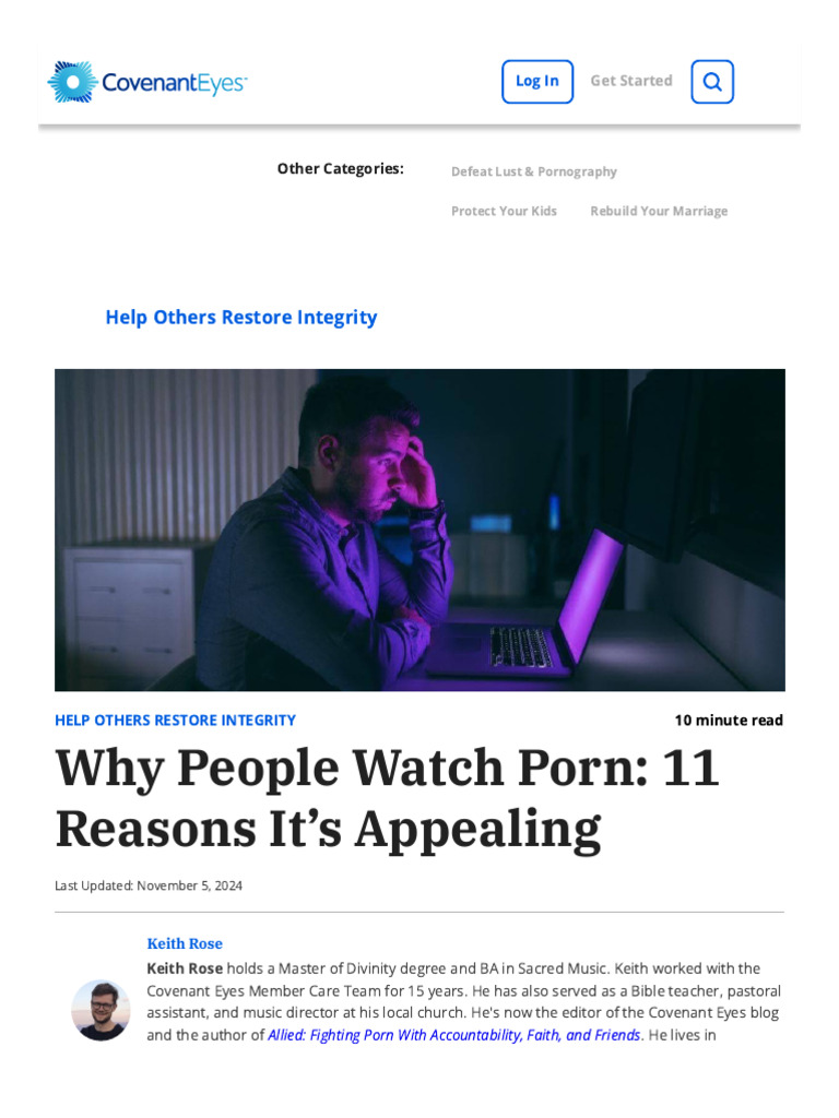 Reasons People Watch Pornography | PDF | Anxiety | Loneliness