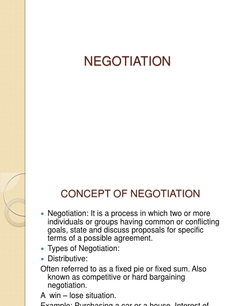 Negotiation and Counselling Unit 1, 2, 3 | PDF | Career & Growth ...