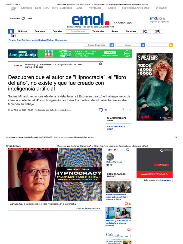 Emol - Hipnocracia | PDF