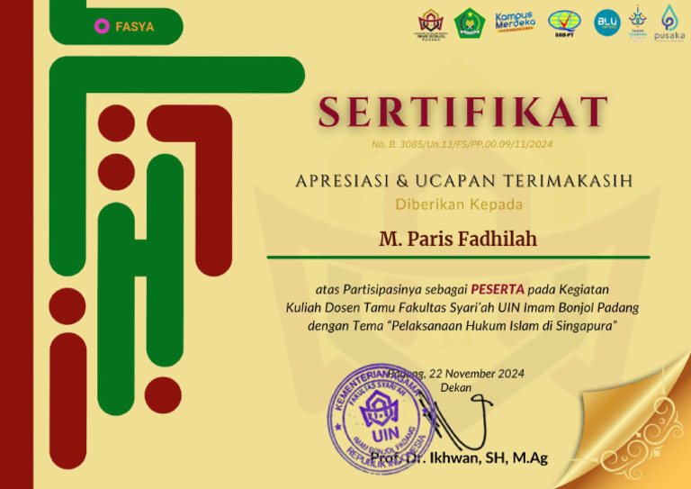 M. Paris Fadhilah | PDF
