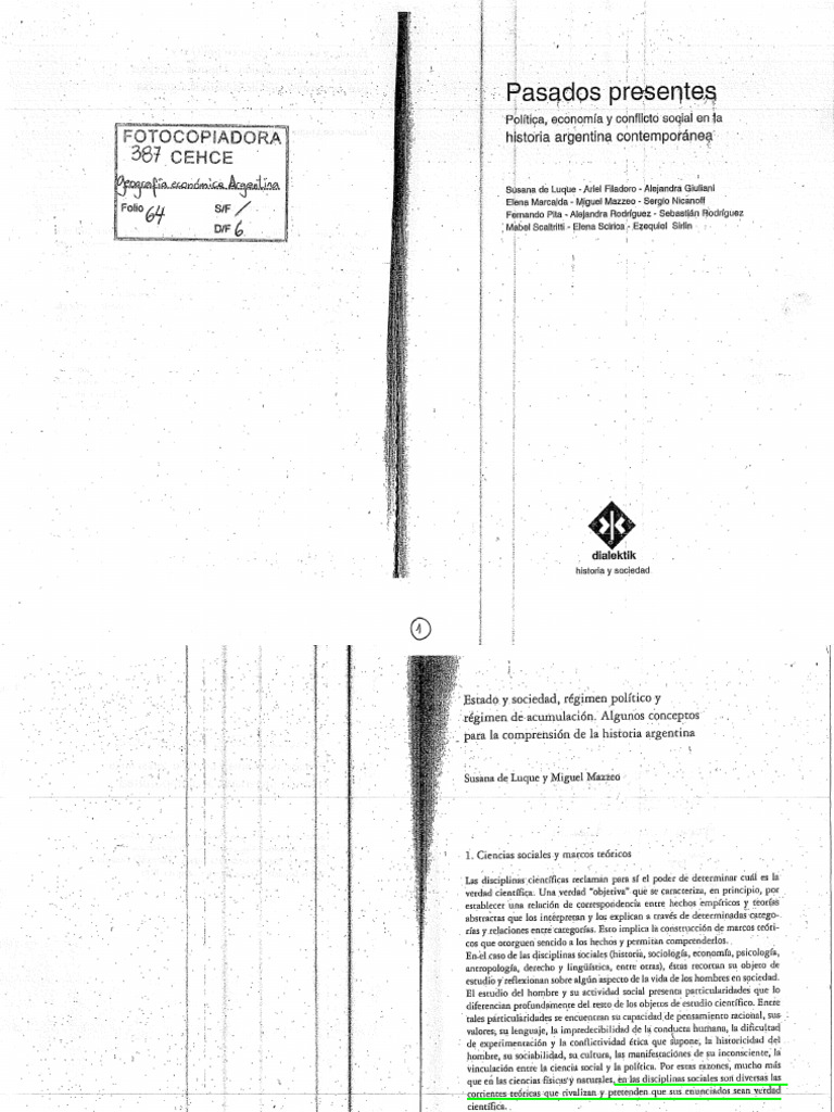 De Luque y Mazzeo | PDF