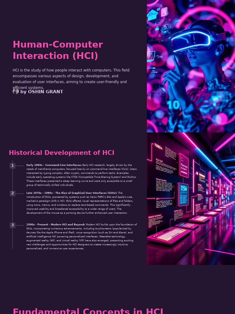 Human-Computer-Interaction-HCI | PDF | Graphical User Interfaces | Human–Computer Interaction