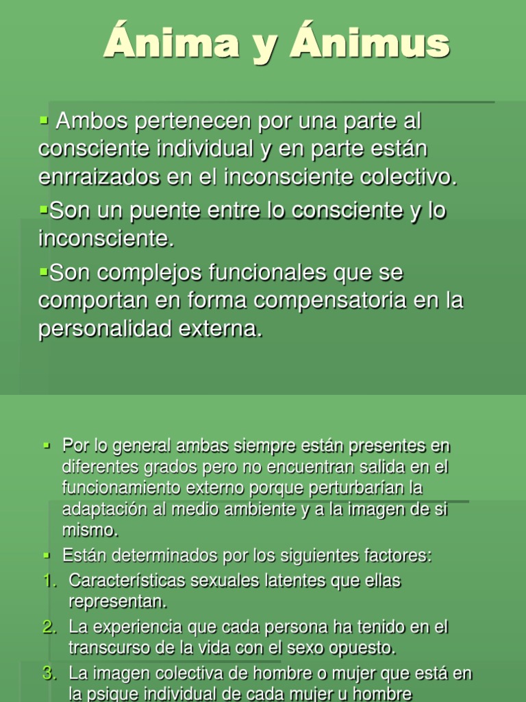 Animus Anima | PDF | Psique (psicología) | Mujer