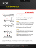 Wire Rope Clip Installation | PDF | Wire | Rope