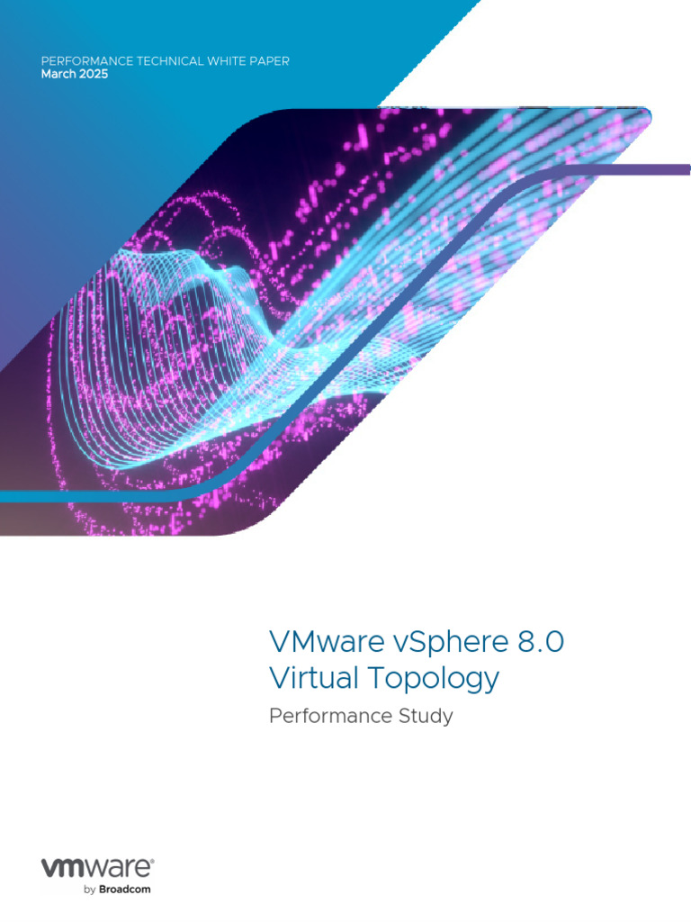 Vsphere8 Virtual Topology Perf | PDF | Central Processing Unit | Virtual Machine