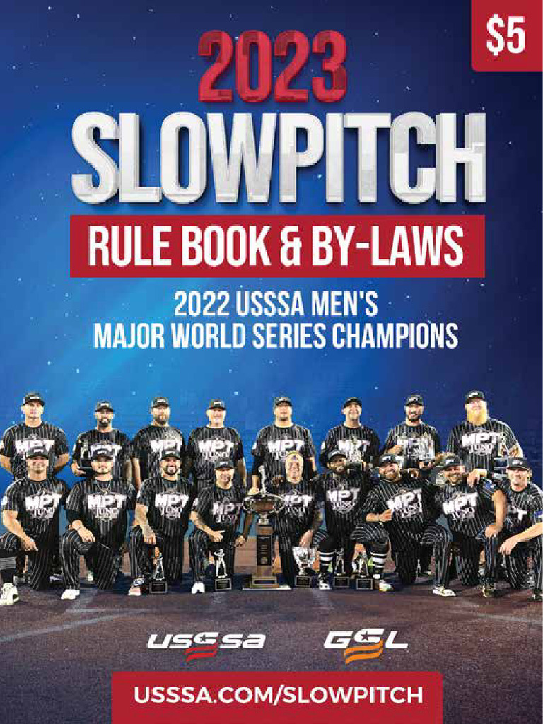 USSSA Slowpitch Softball RuleBook | PDF | Baseball Field | Athletic Sports