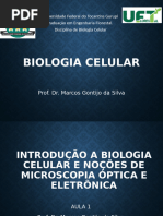 Aula 01 Cederj Biocel | PDF | Microscópio | Ótica