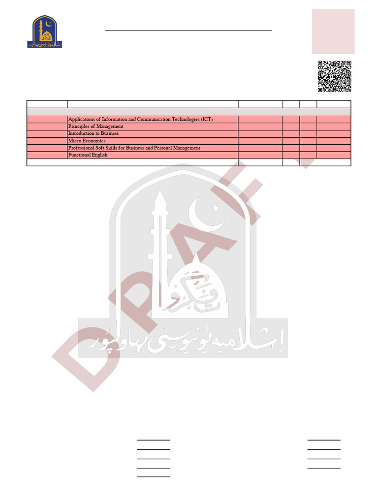 BBA Transcript for Sadia Akhtar 2024-2026 | PDF | Students ...