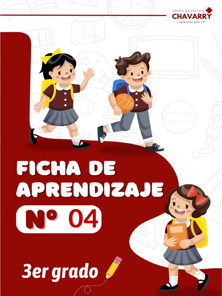 FICHA DE APRENDIZAJE N°04 - MATEMÁTICA - 3ER GRADO | PDF