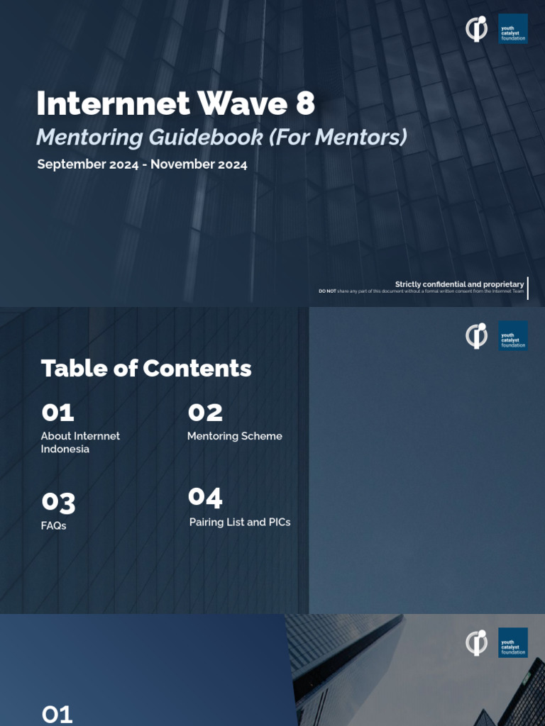 (MENTOR) Mentoring Guidebook - Internnet Wave 8 | PDF | Mentorship