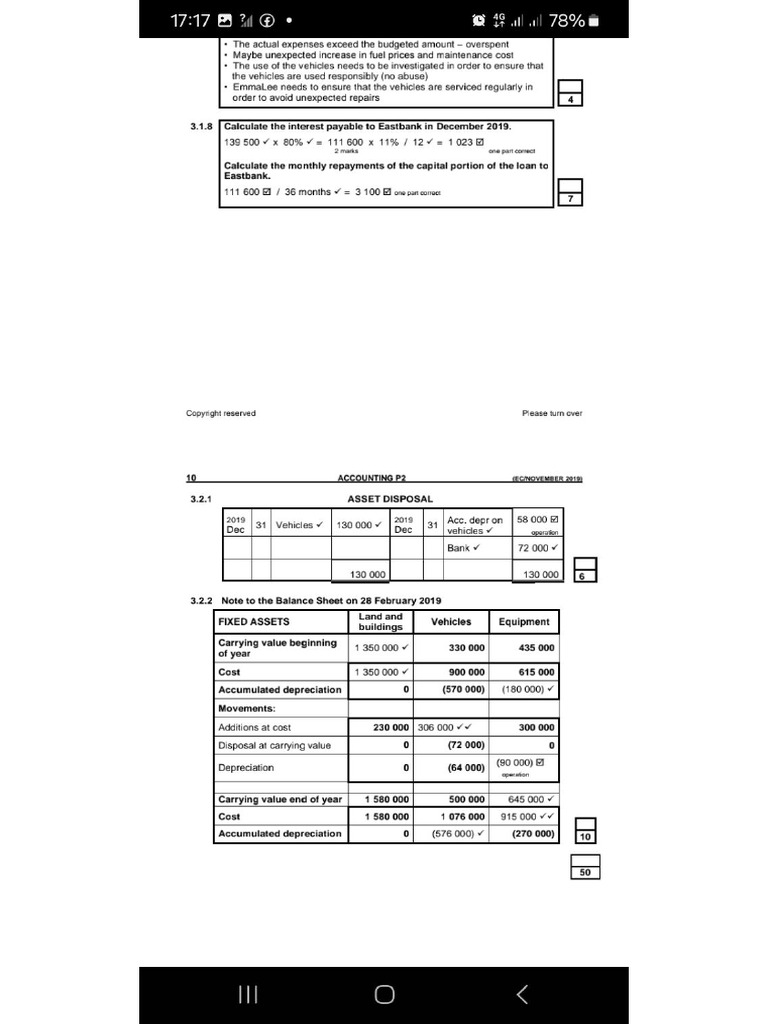 Accounting paper 1 practice for SBA term 1 | PDF
