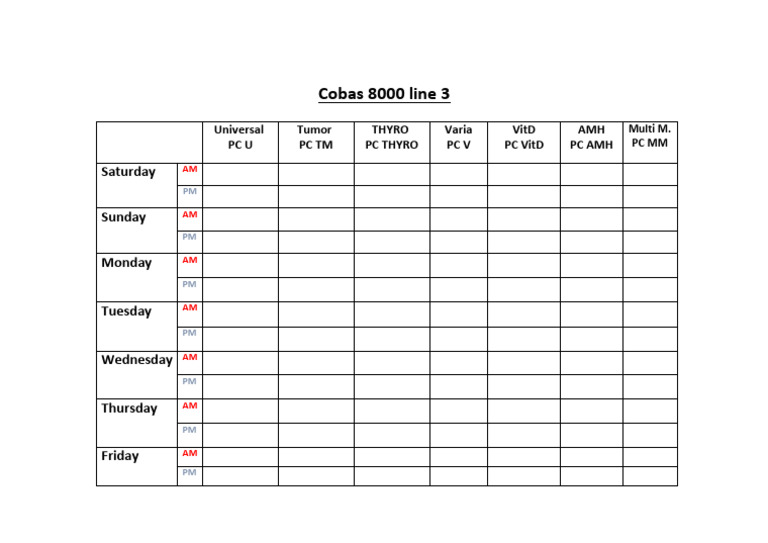 Cobas 8000 Line 3 | PDF