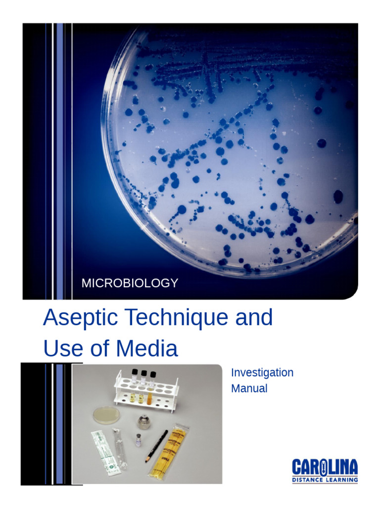 Aseptic Technique Lab Manual 1 | PDF | Growth Medium | Sterilization ...