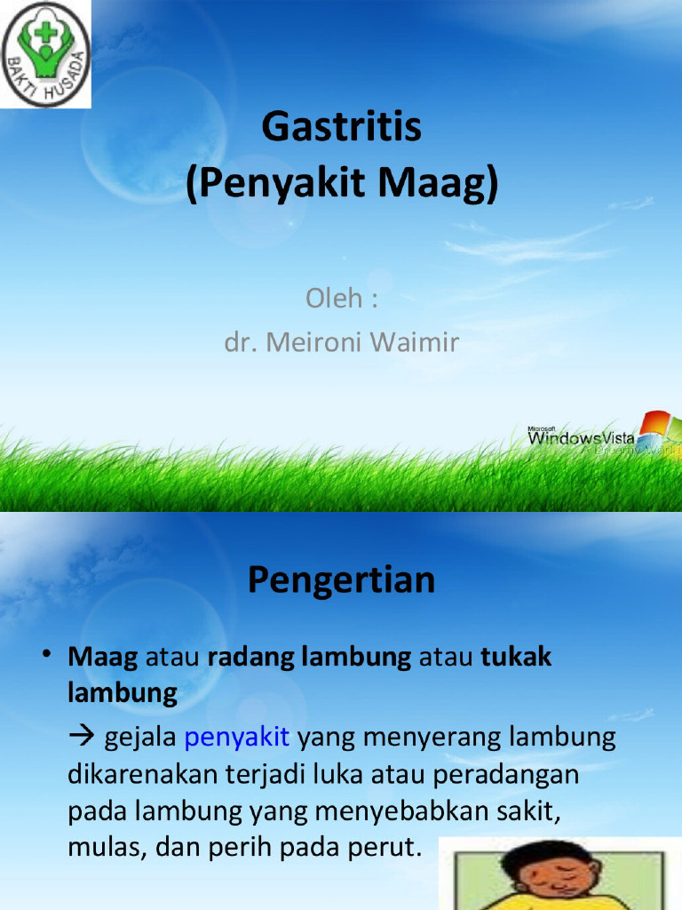Gastritis Penyakit Maag PDF | PDF