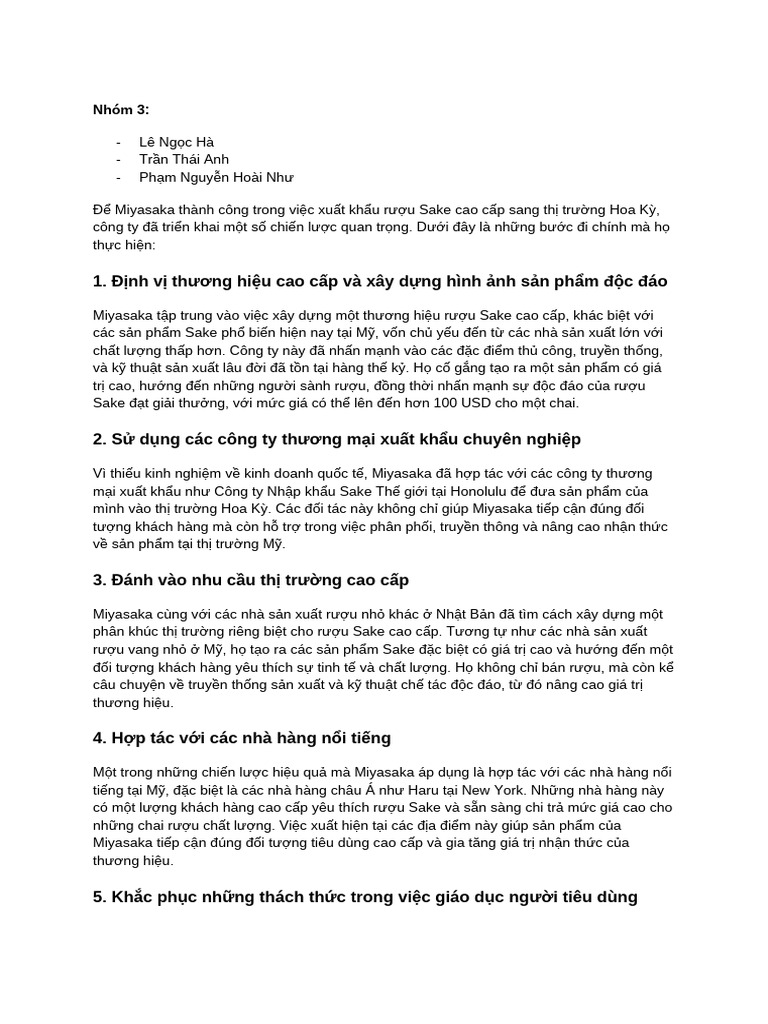 Nhóm 3 - Case Study | PDF