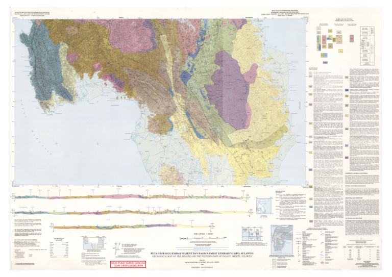 Peta - Geologi - Lembar - Majene - Dan - Bagian - Barat - Lembar ...