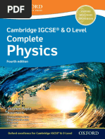 IGCSE Physics 0625 Formula Sheet | PDF