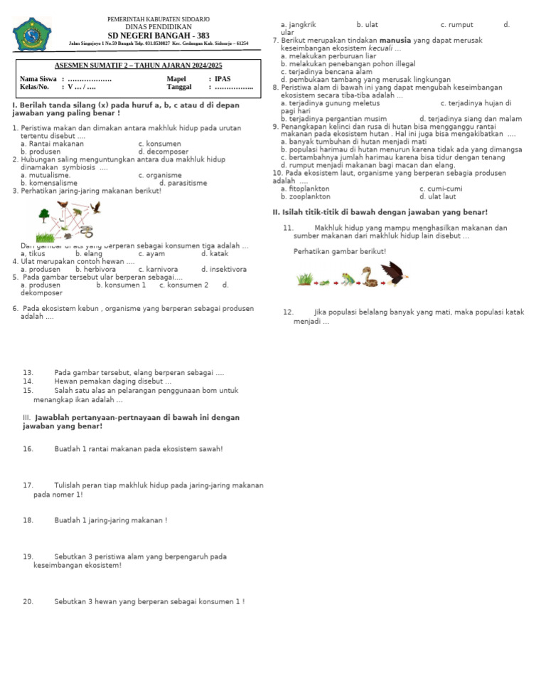 sumatif 2 ipas | PDF