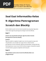 Pengenalan Algoritma Dan Pemrograman Dengan Scratch Dan Blockly | PDF