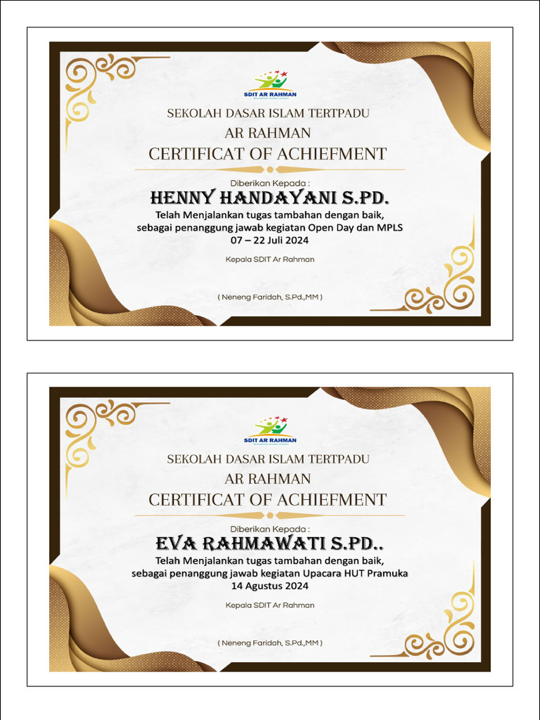 Sertifikat Guru Semester 1_ Docu 13 Lembar | PDF