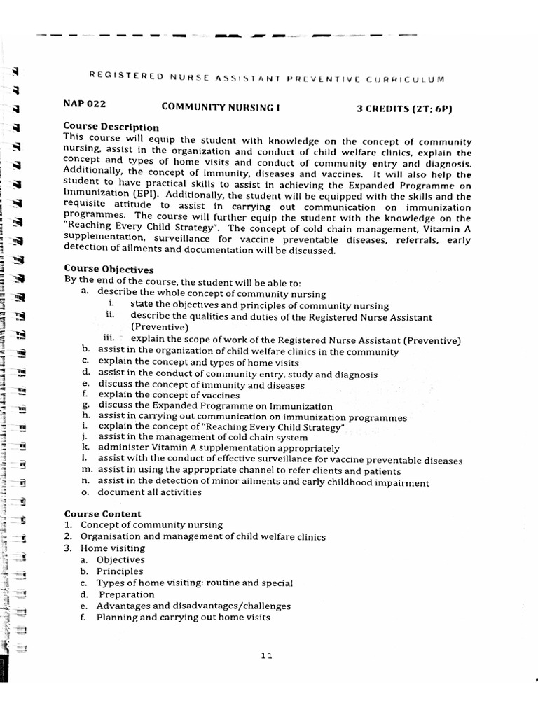 Community Nursing | PDF