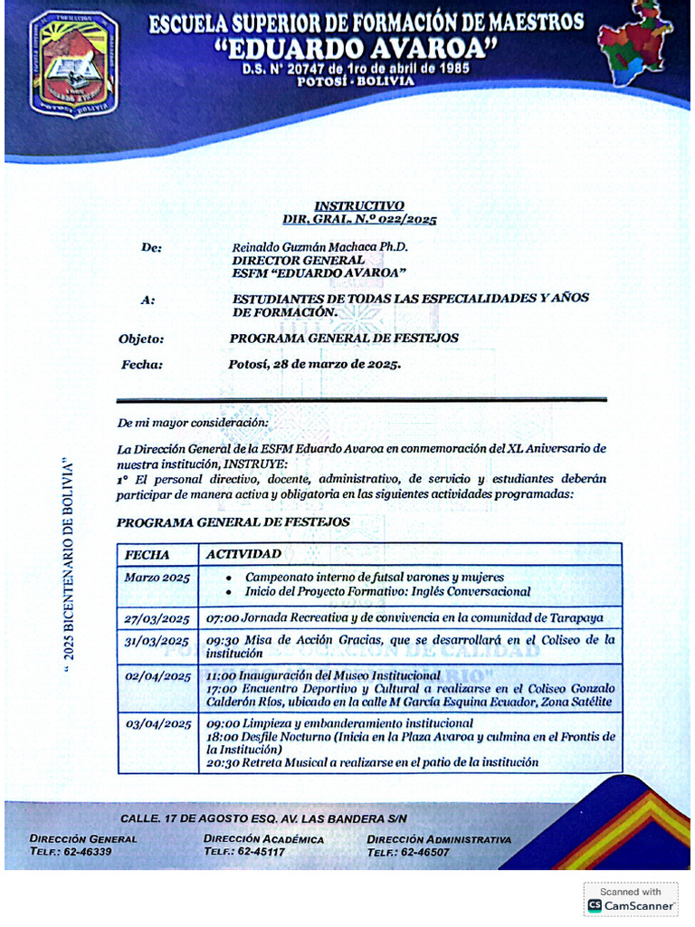 Instructivo Nro 22 | PDF