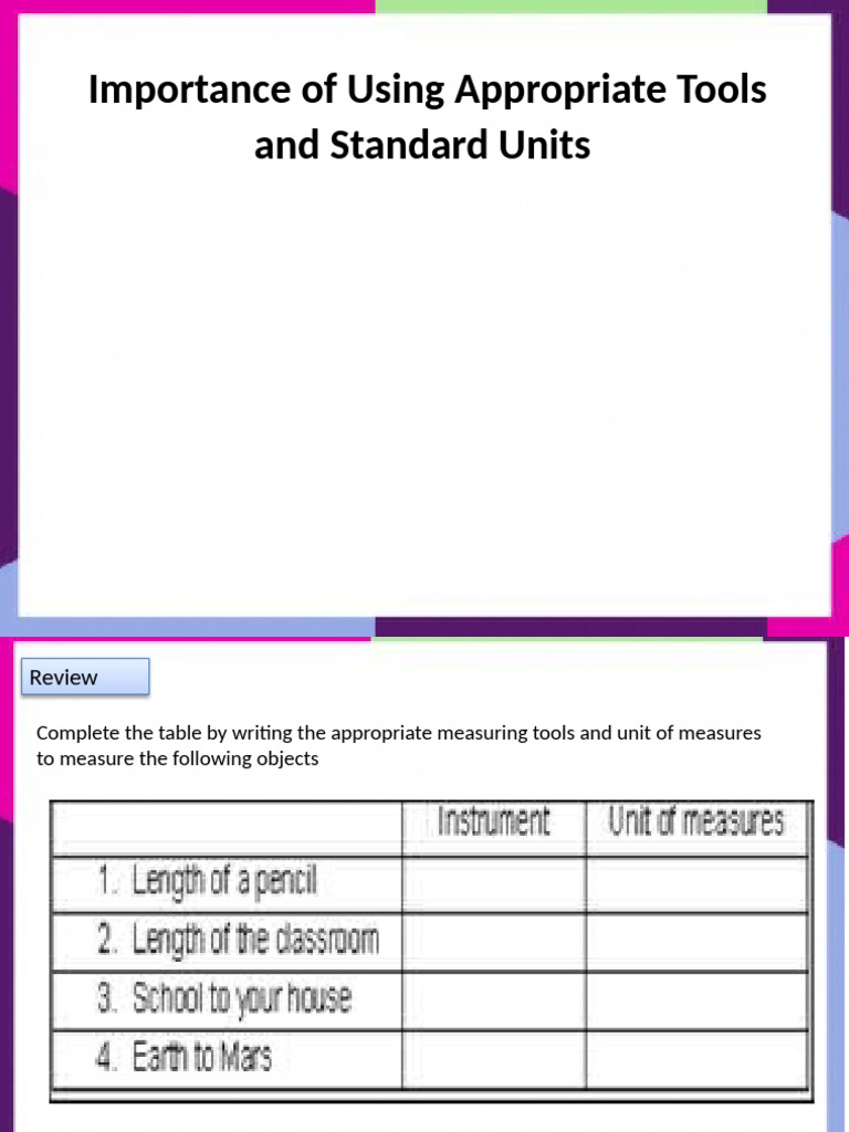 Measuring Tools and Units in Education | PDF | Speed | Measurement