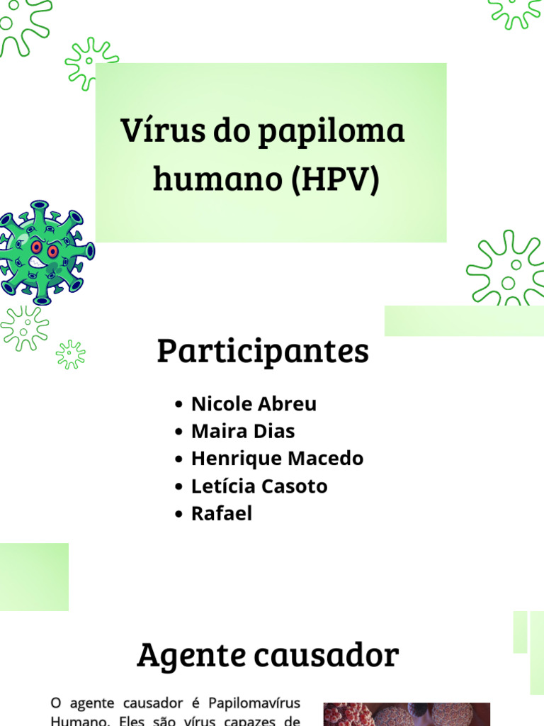 HPV: Sintomas, Transmissão e Prevenção | PDF