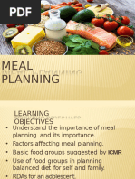 N4-Nutrition-and-Menu-Planning | PDF | Menu | Lunch