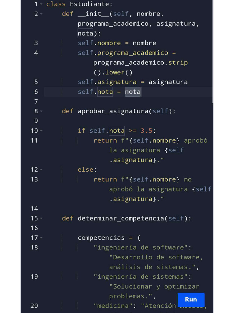 Codigo Estudiante, Codigo Clases Juego | PDF
