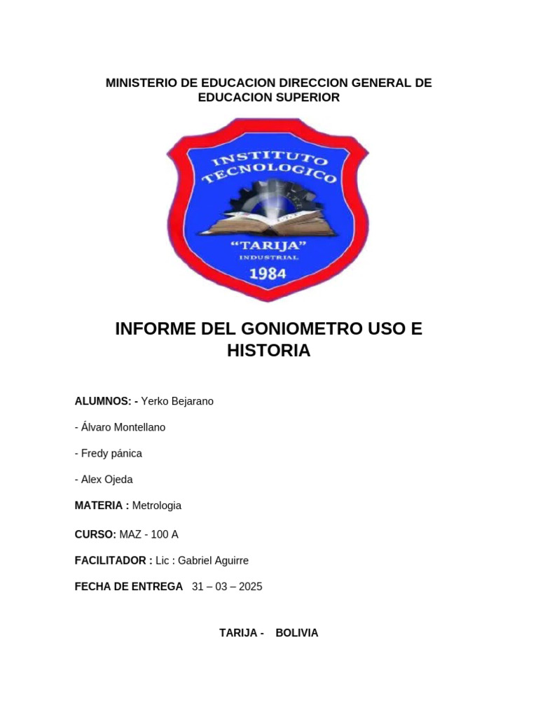 Metrologia Pasar Informe | PDF | Cristalografía | Medición