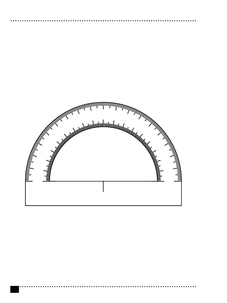 Blackline Master - Protractor | PDF