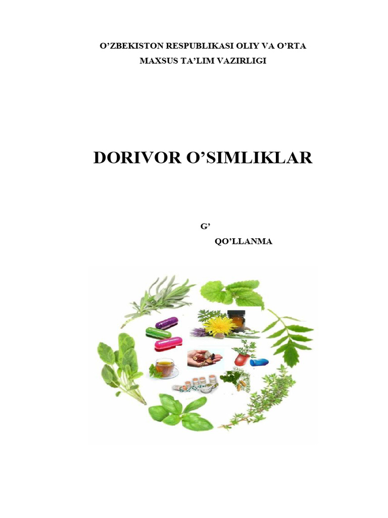Portal - guldu.uz-DORIVOR O'SIMLIKLAR FLORASI VA SISTEMATIKASI FANIDAN AMALIY | PDF