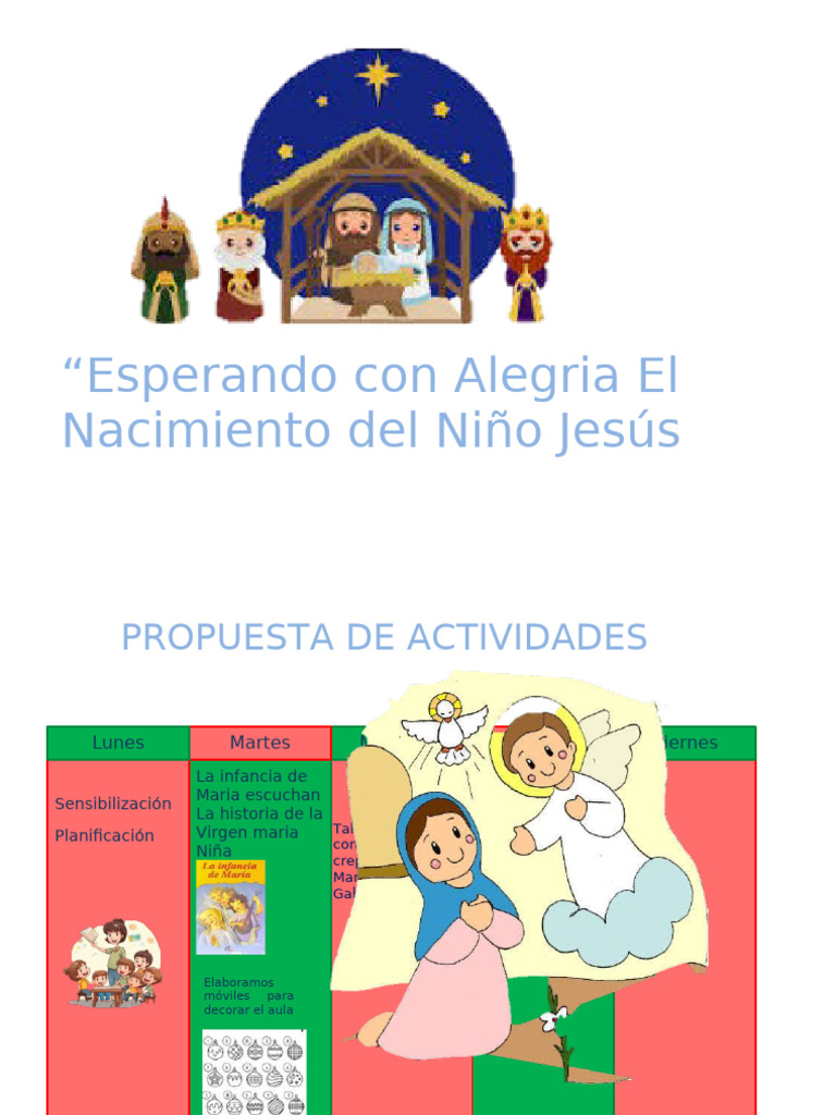 Actividades Navideñas para Niños | PDF | Navidad | María, madre de Jesús