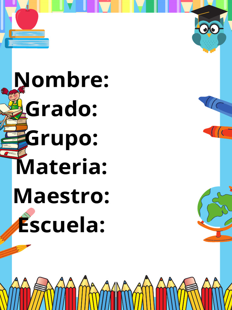 Blue Minimalist School Page Border PDF | PDF