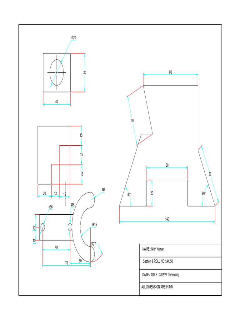 Cad Lab 6 | PDF
