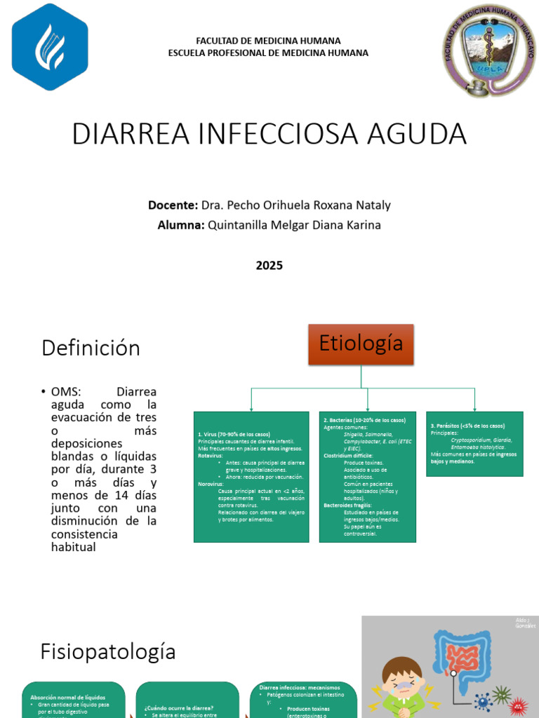 Diarrea Infecciosa Aguda | PDF | Gastroenterología | Diarrea