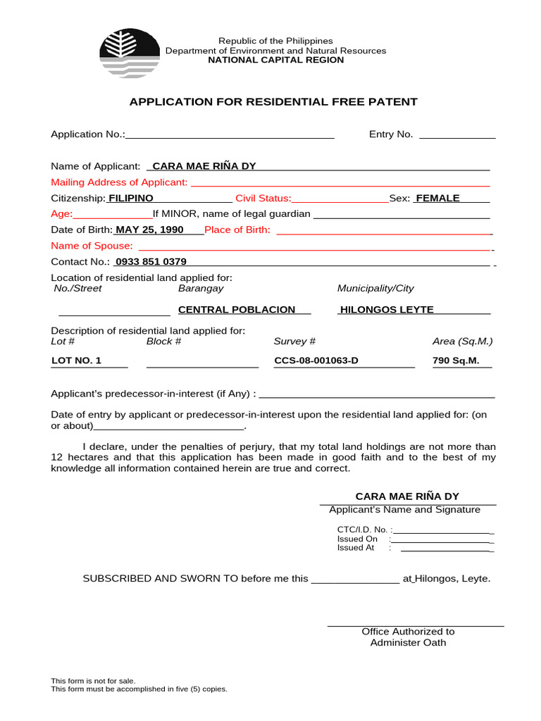 A4 Rfpa Application | PDF