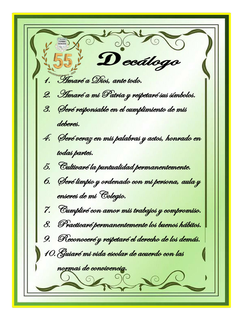 Decálogo | PDF