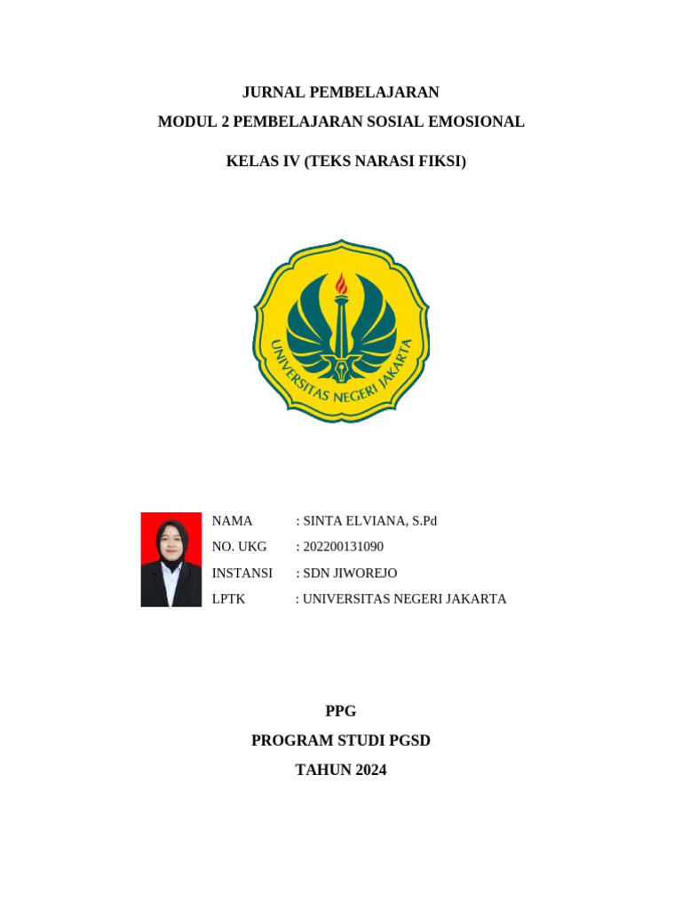 Jurnal Pembelajaran Modul 2 Pse - Sinta Elviana | PDF