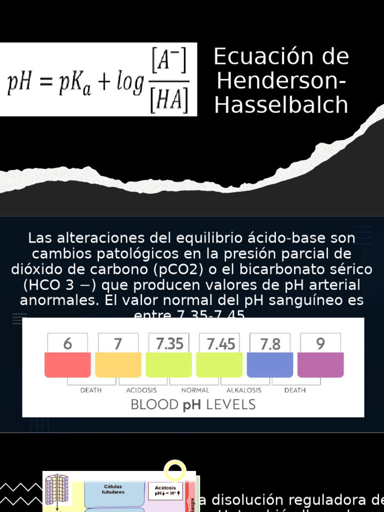 Ecuación de Henderson-Hasselbalch | PDF | Constante de disociación ácida | Solución tampón