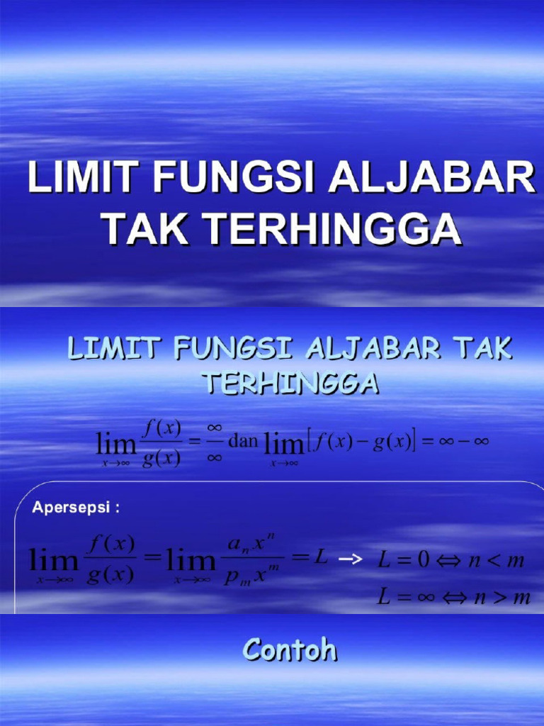 Materi Limit | PDF