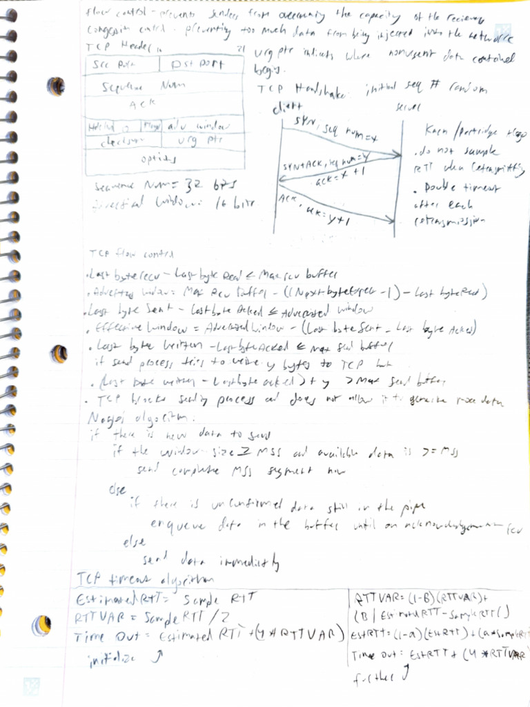 Comp Net Exam 2 Notesheet | PDF