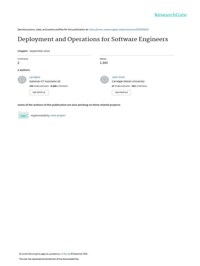 Deploymentand Operationsfor Software Engineers | PDF | Virtual Machine | Booting