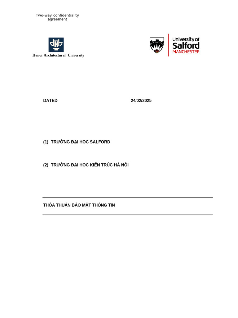 HAU Mutual NDA (JP Signature) | PDF