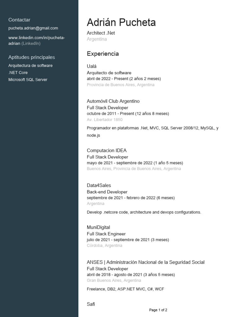 Adrian Pucheta | PDF | Informática