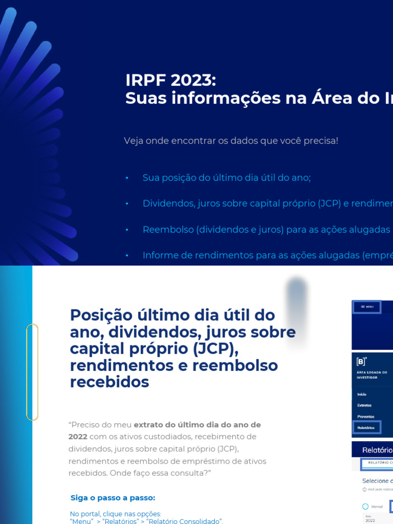 Material IR23 - Area Do Investidor (Cropped) | PDF