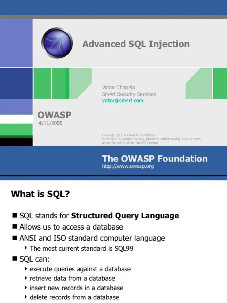 Advanced SQL | PDF