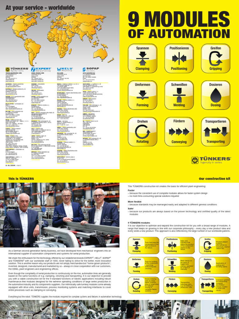 Imageflyer Overview GB 9 Moduls | PDF | Rotation | Mechanical Engineering